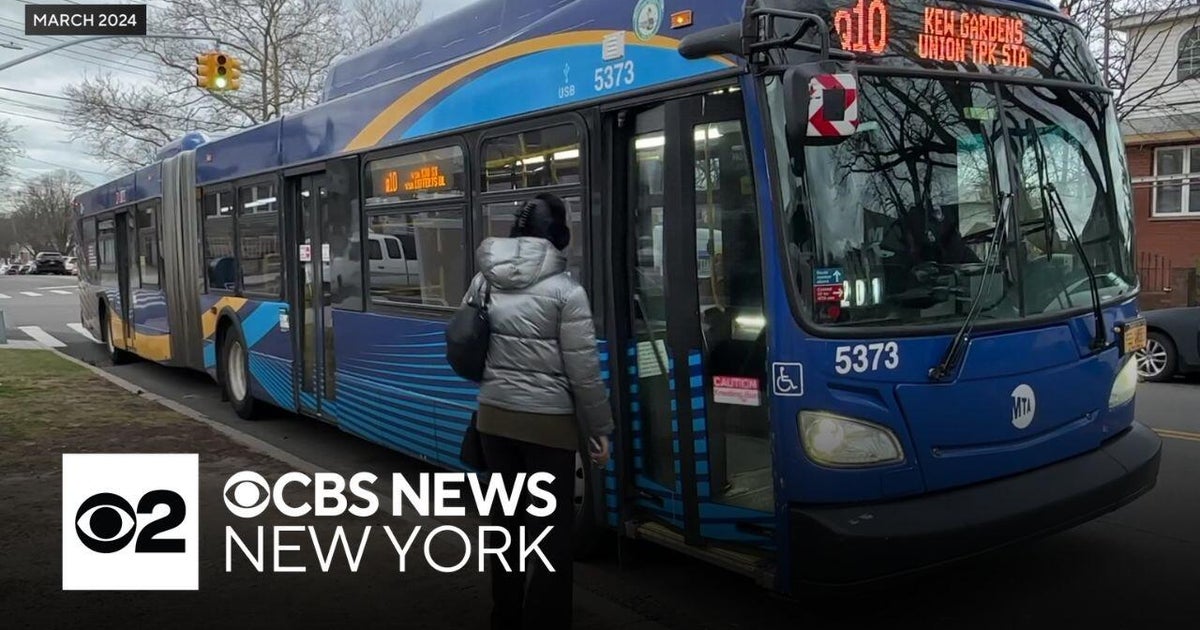 Phase 1 of Queens bus network redesign begins Sunday - CBS New York