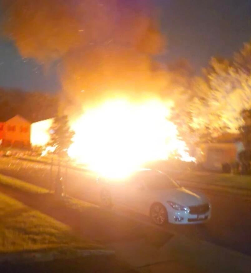 Neighbor's video shows "fireball" house explosion in Baltimore County ...