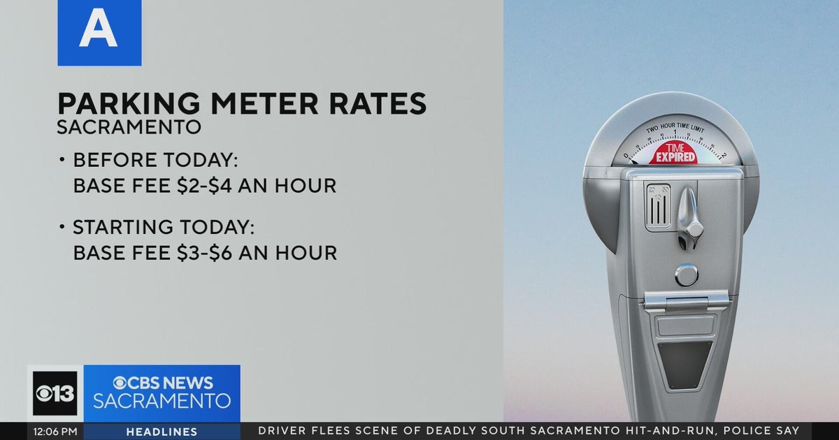 Sacramento parking meter rates go up - CBS Sacramento