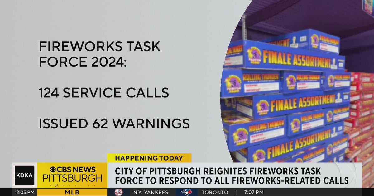 City of Pittsburgh Firework Task Force activated ahead of 4th - CBS ...