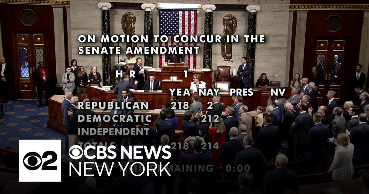 Trump's One, Big, Beautiful Bill Act passed by the House - CBS New York