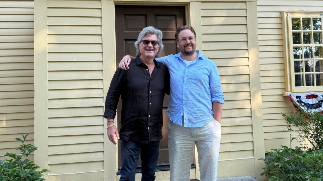 Actor Kurt Russell spends July 4th visiting home of his ancestor in ...