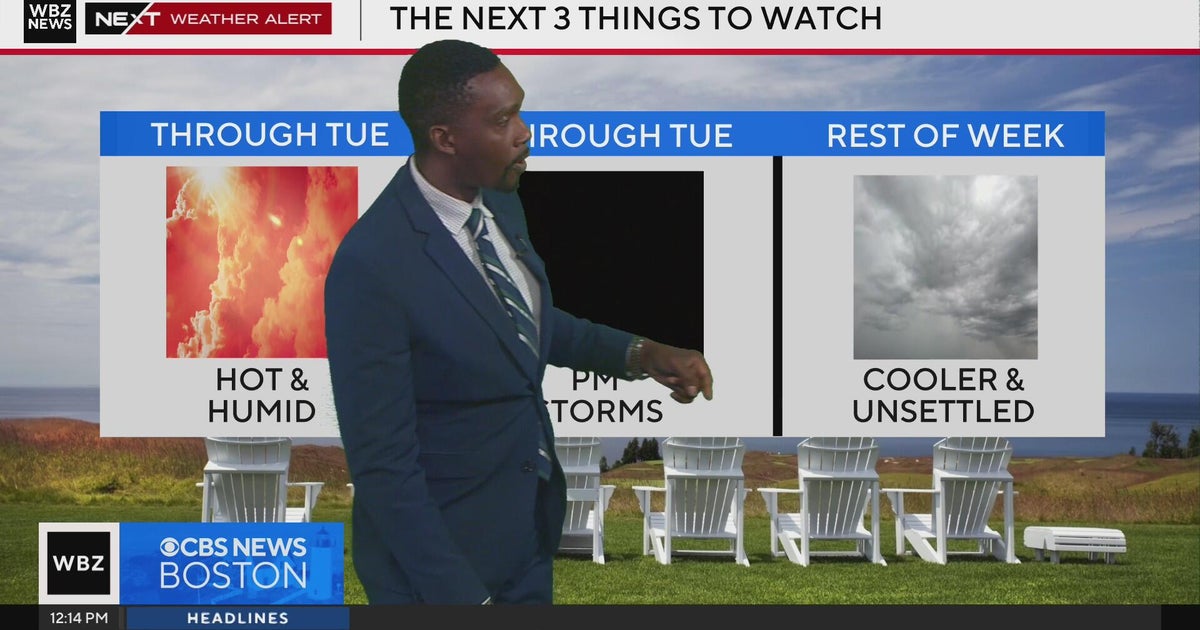 Next Weather: WBZ midday forecast for July 7, 2025 - CBS Boston
