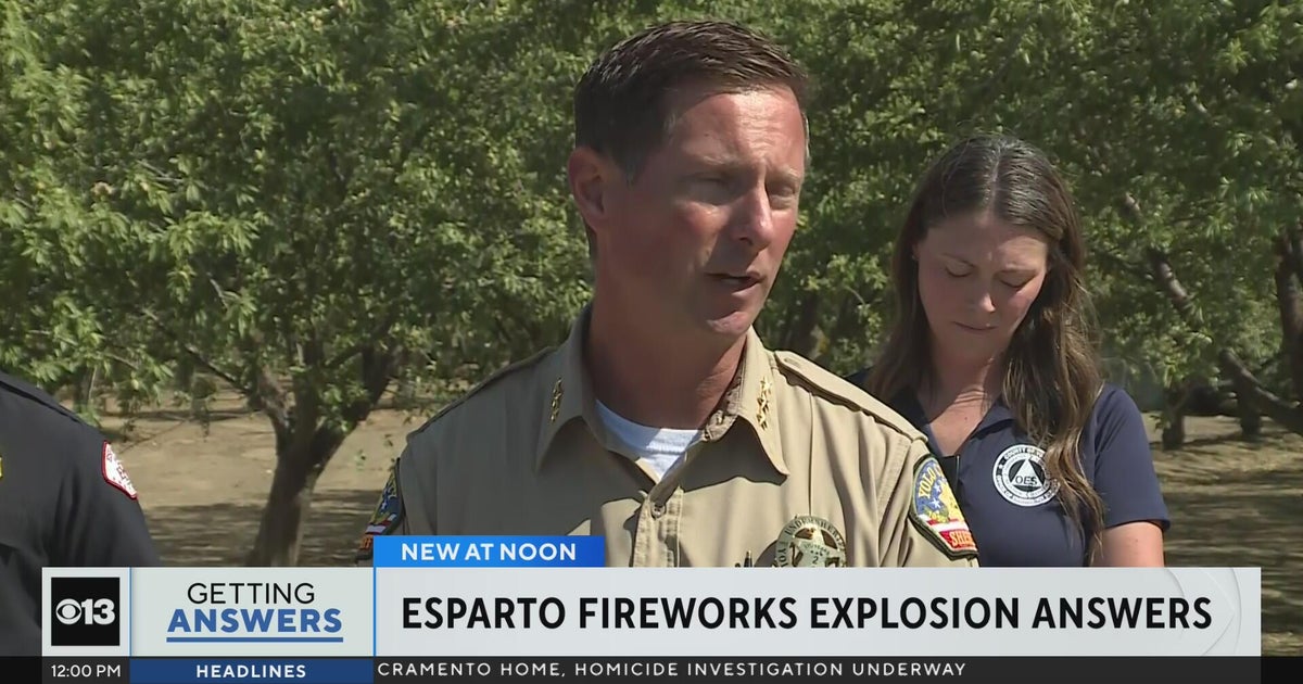 Latest on Esparto fireworks explosion - CBS Sacramento