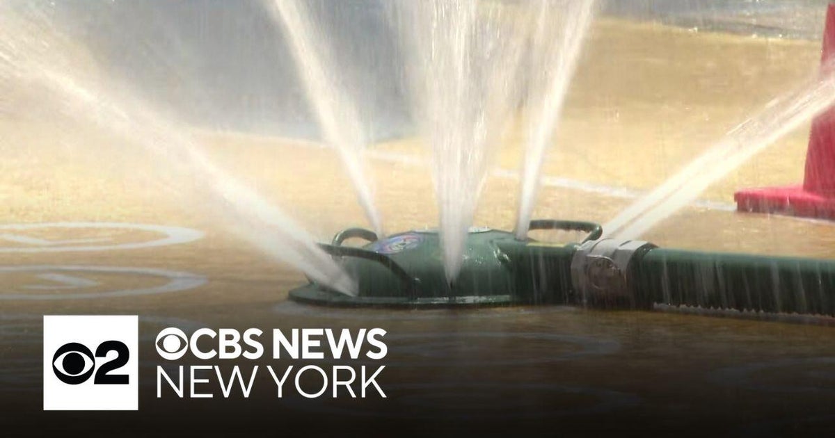 Yonkers firefighters bring "The Turtle" sprinkler to Unity Park - CBS ...