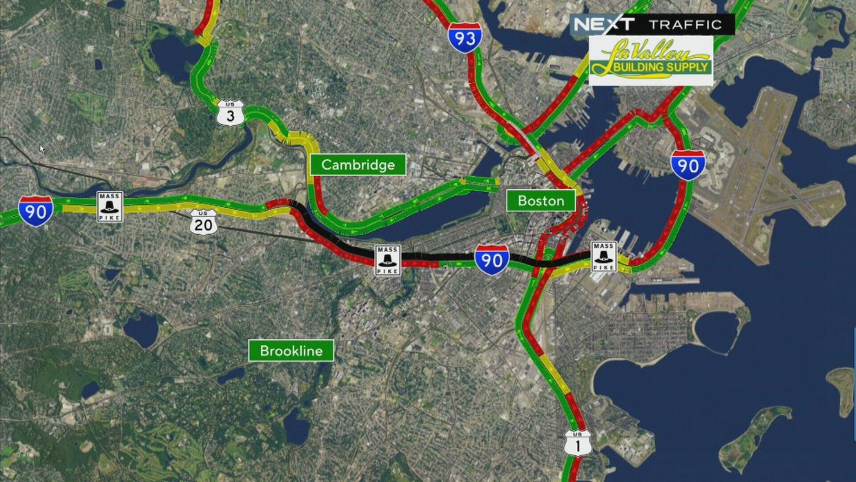 Boston traffic jammed through city after electric car fire shuts down ...