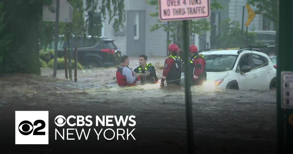 Major flash flooding in New York City area | Team Coverage - CBS New York