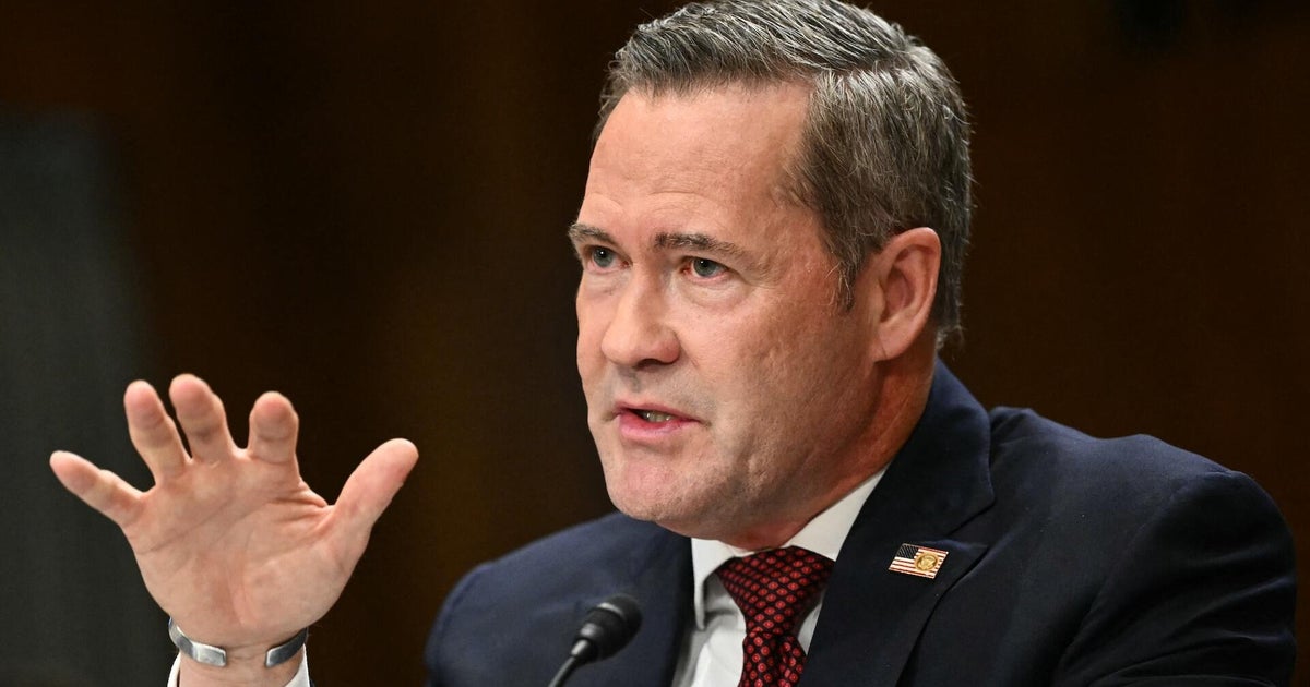 Mike Waltz questioned about Signal chat scandal during confirmation ...