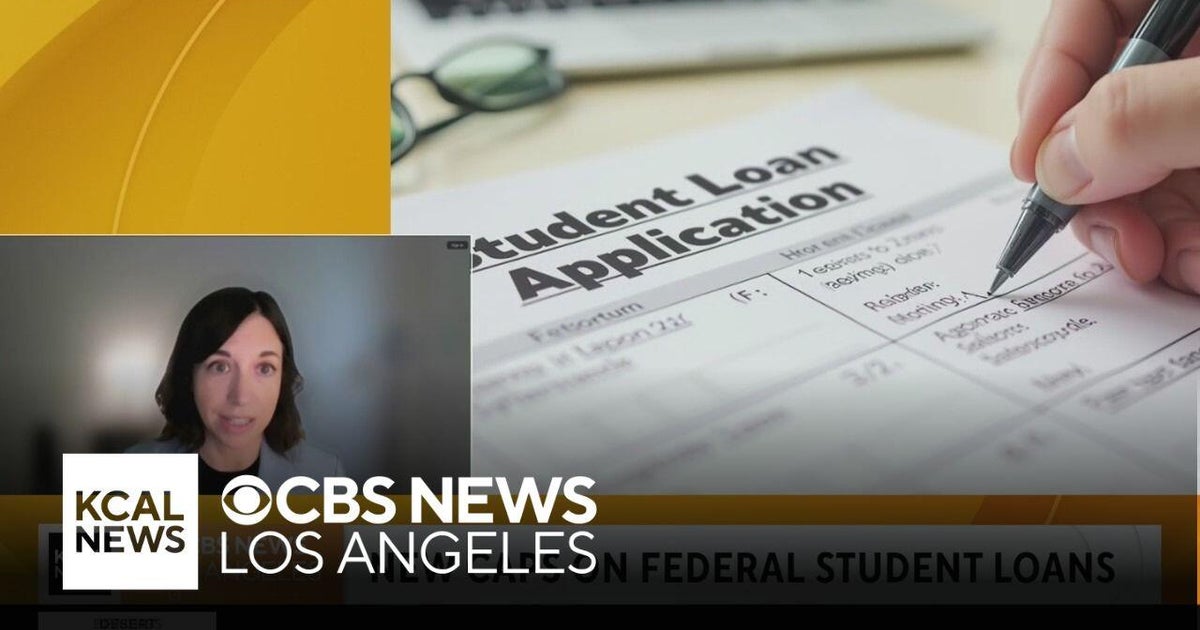Economic expert discusses new caps on federal student loans - CBS Los ...