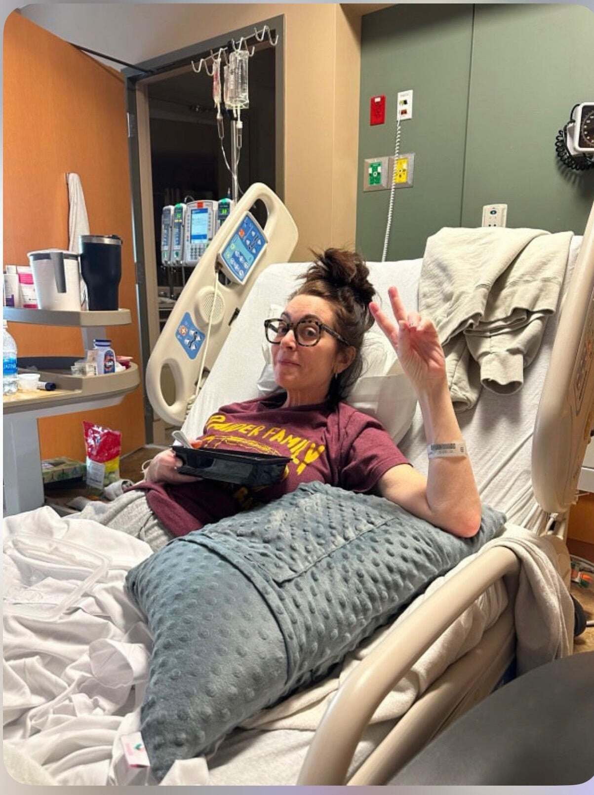 Woman thought she had pulled a muscle working out. It was a rare cancer ...