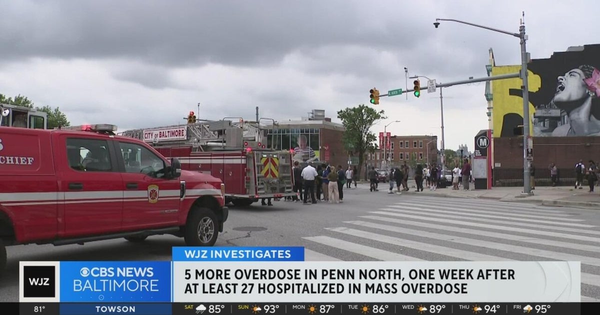 5 people hospitalized in mass overdose in Baltimore's Penn North ...