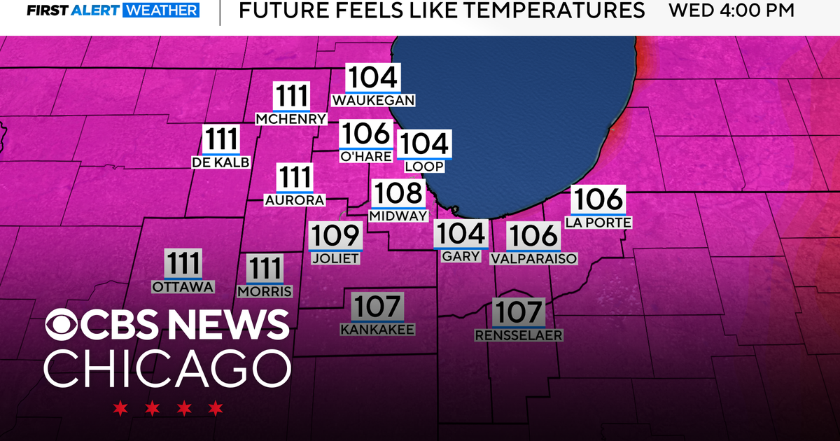 Extreme Heat Watch issued for Chicago area Wednesday and Thursday - CBS ...