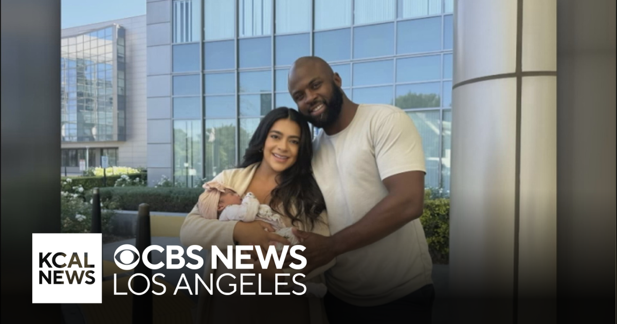 KCAL's Lesley Marin and husband Jeremy welcomes a new member of their ...