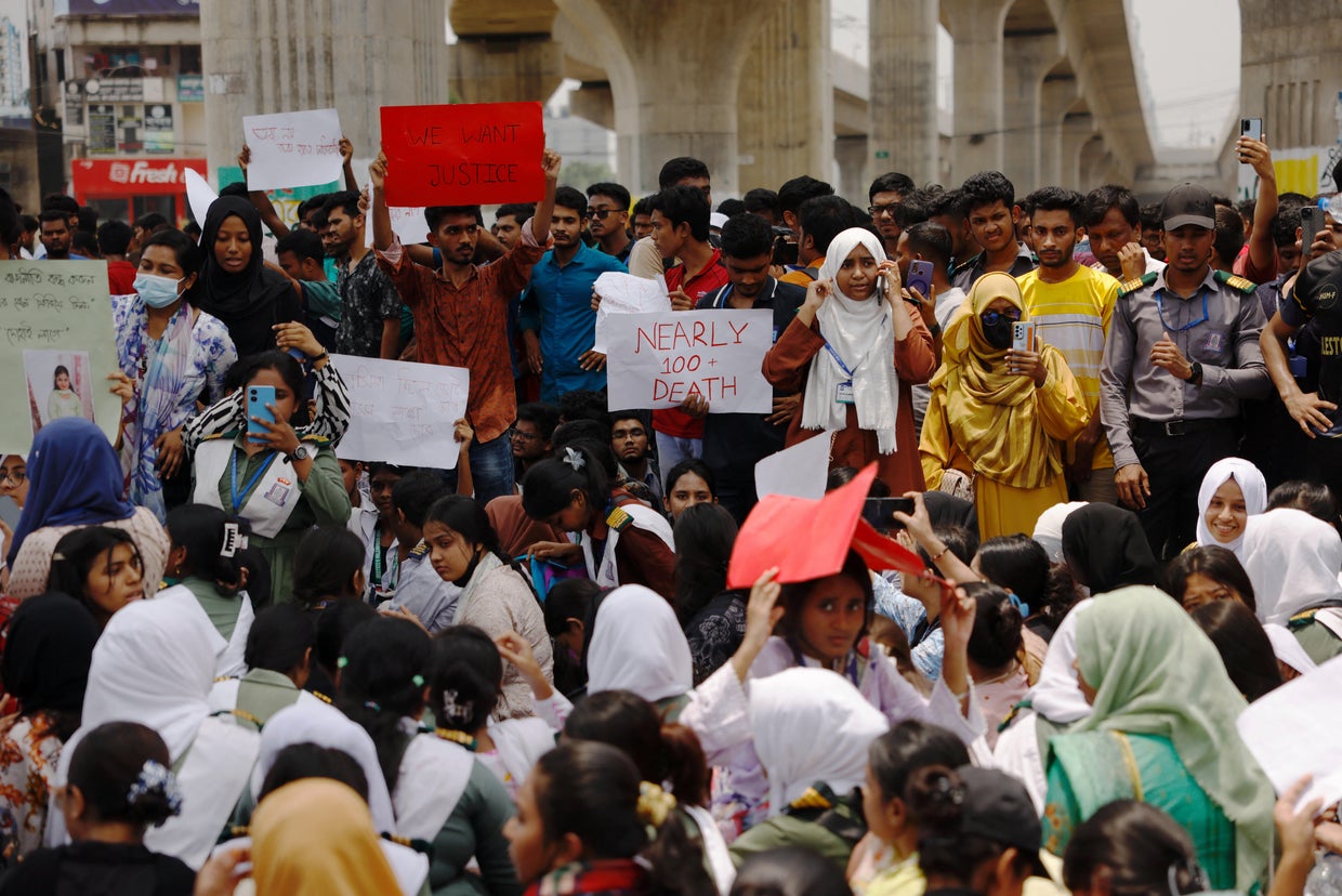 Grief and anger in Bangladesh as death toll from military training jet ...