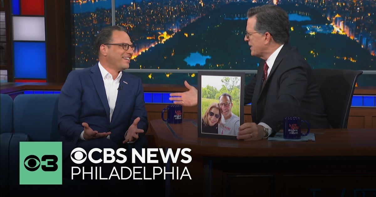 Gov. Josh Shapiro stops by as a guest on the Late Show with Stephen ...