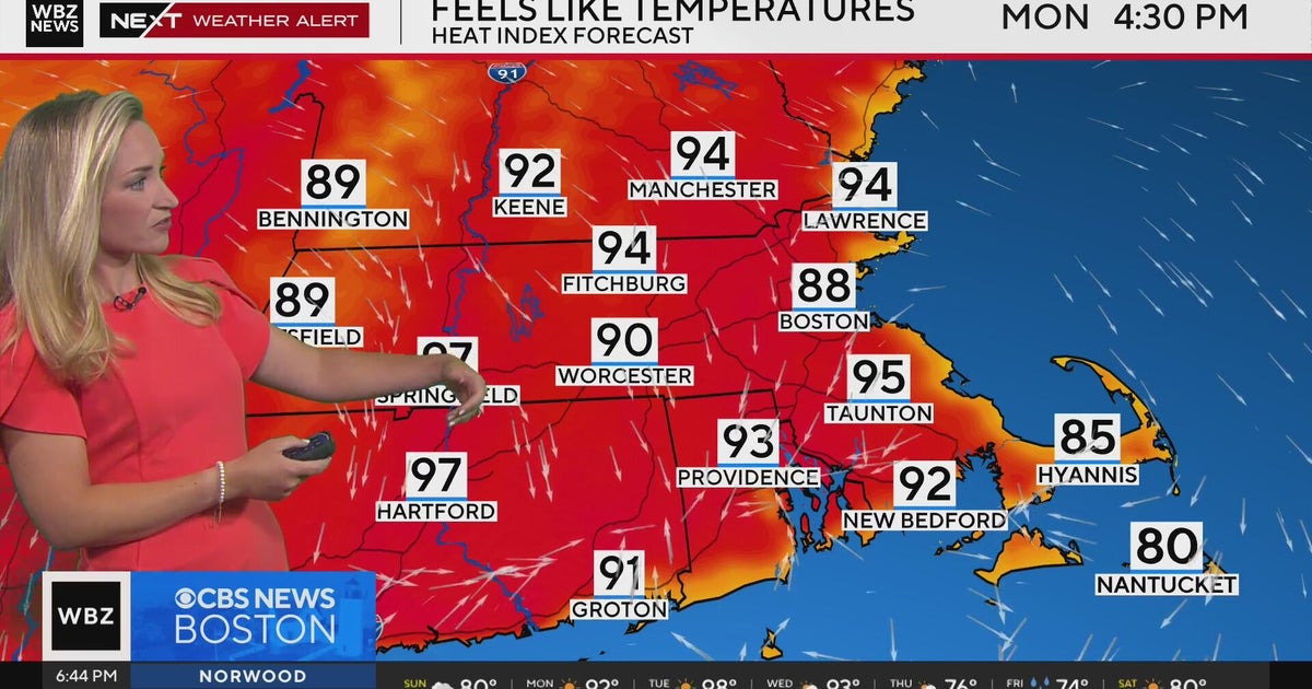 Next Weather: WBZ evening forecast for July 27 - CBS Boston