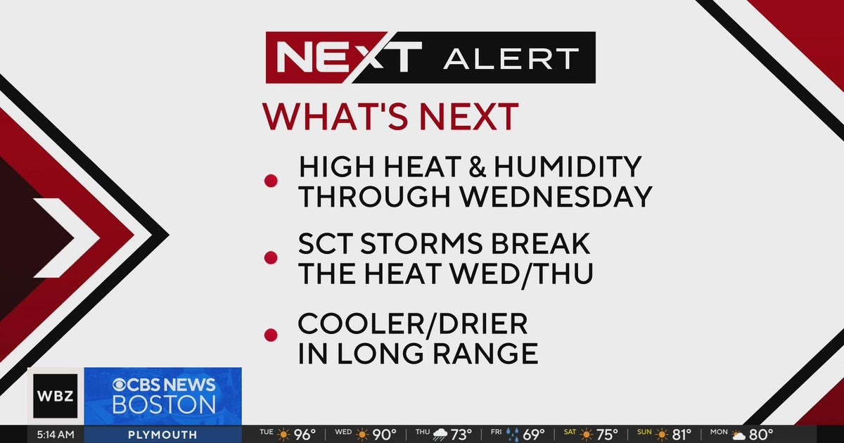 Next Weather: WBZ morning forecast for July 29, 2025 - CBS Boston