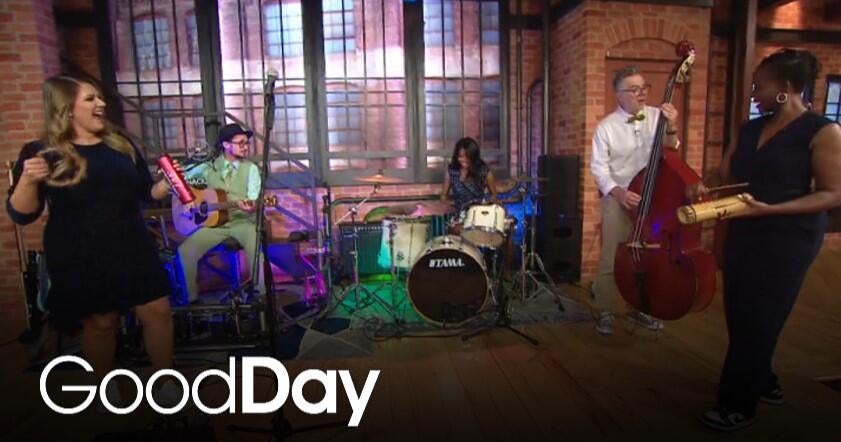 The Good Day Crew Join a One-Man Band to Learn How to Play Instruments ...