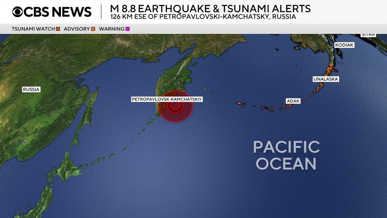 8.8 earthquake off Russia prompts tsunami warnings for Hawaii, Japan ...