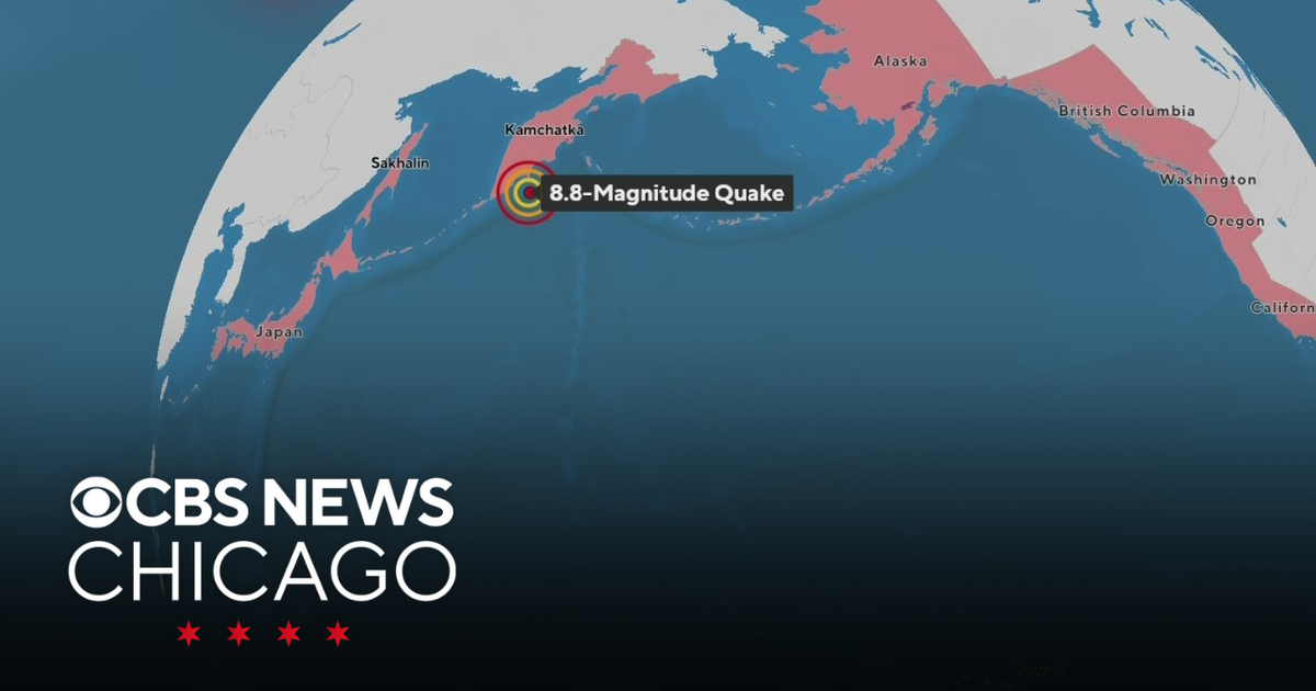 Tsunami threat lessens after earthquake in Russia - CBS Chicago