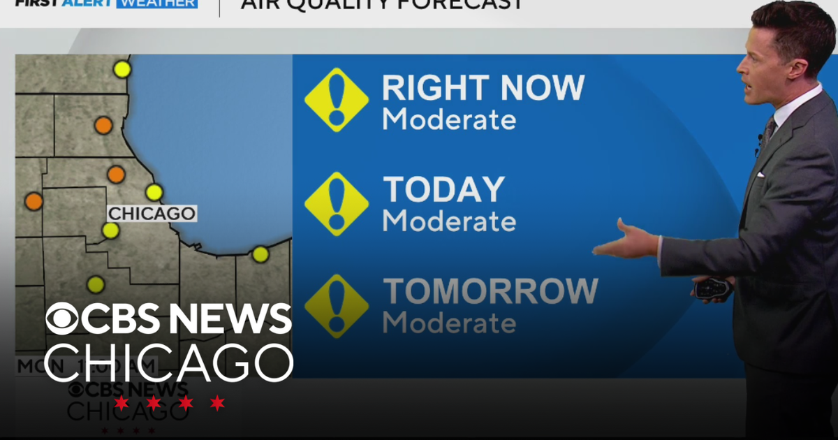 Chicago weather: Air quality improves Monday - CBS Chicago