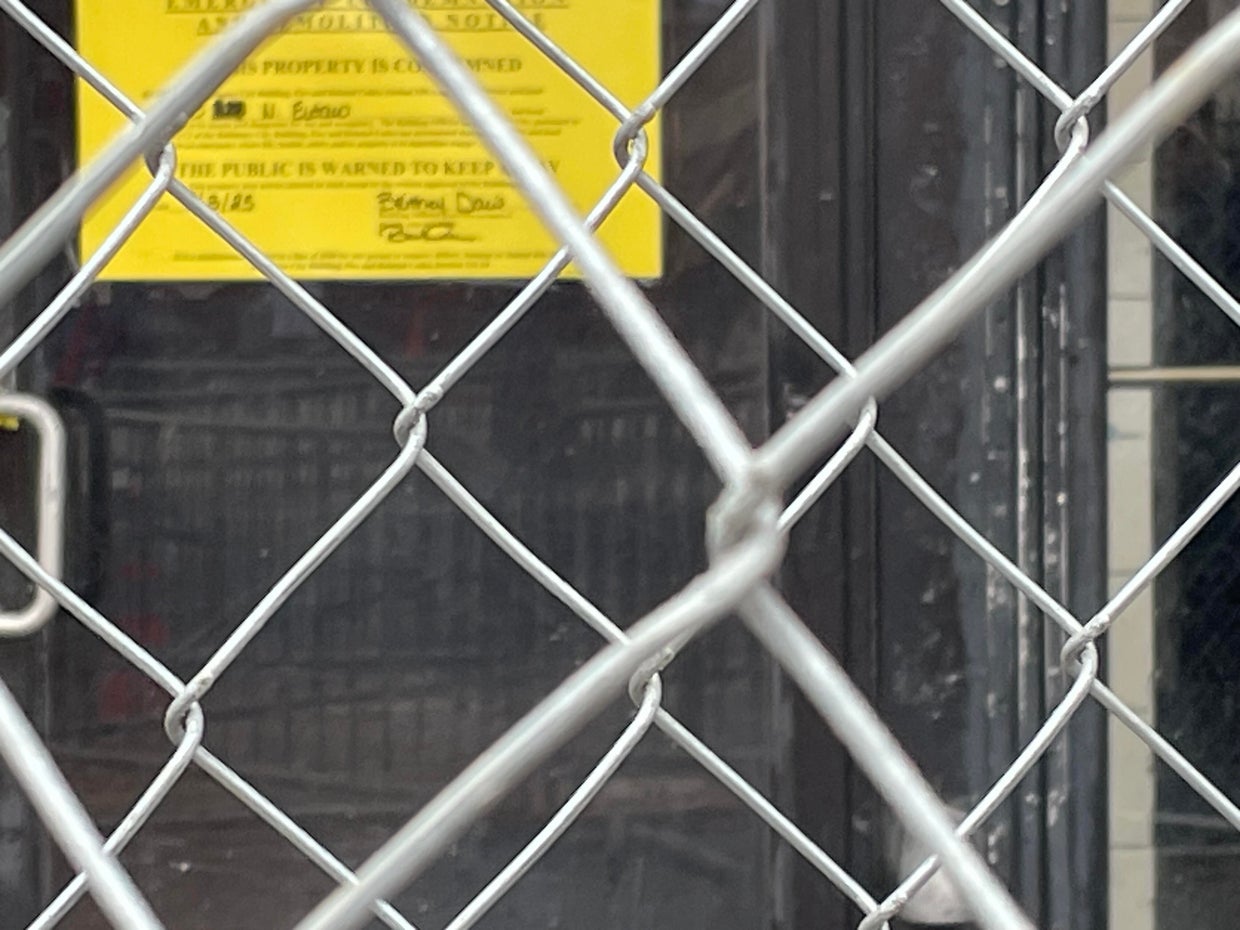 Leaning building in downtown Baltimore demolished, possible prior work ...