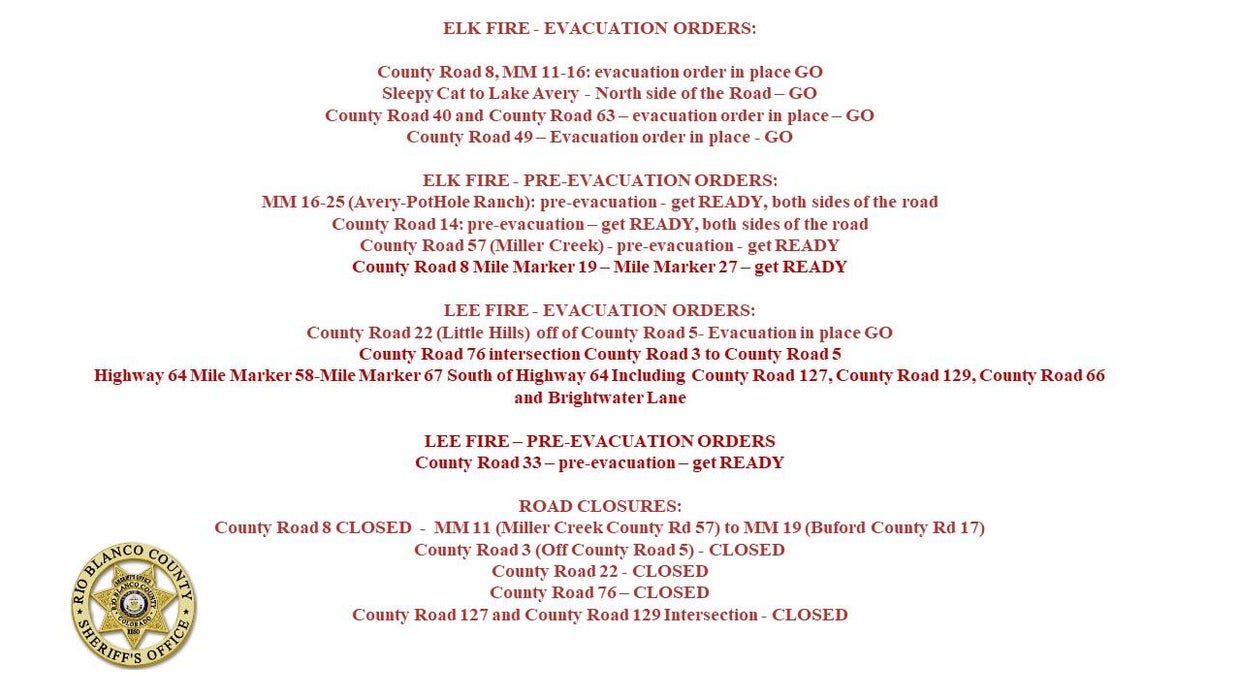 Elk Fire in western Colorado grows to 4,000 acres, nearby Lee and ...