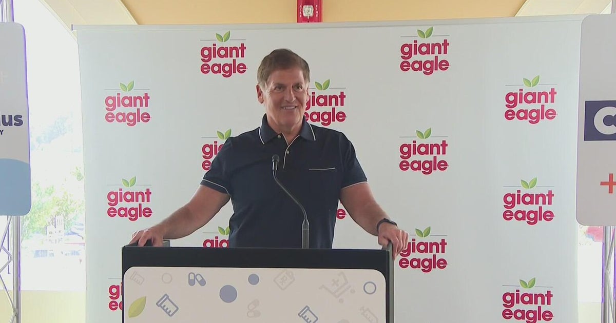 Mark Cuban, Giant Eagle detail new prescription drug program - CBS ...