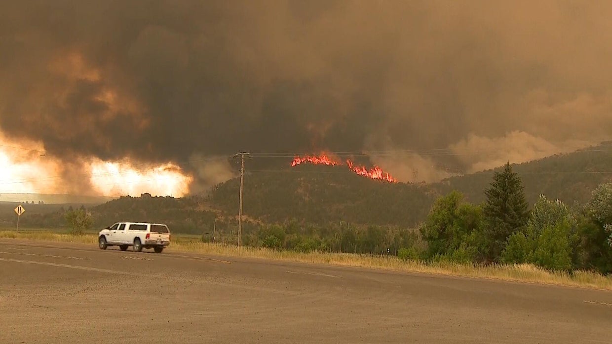 Colorado residents "nervous" as wildfire comes close to town of Meeker ...