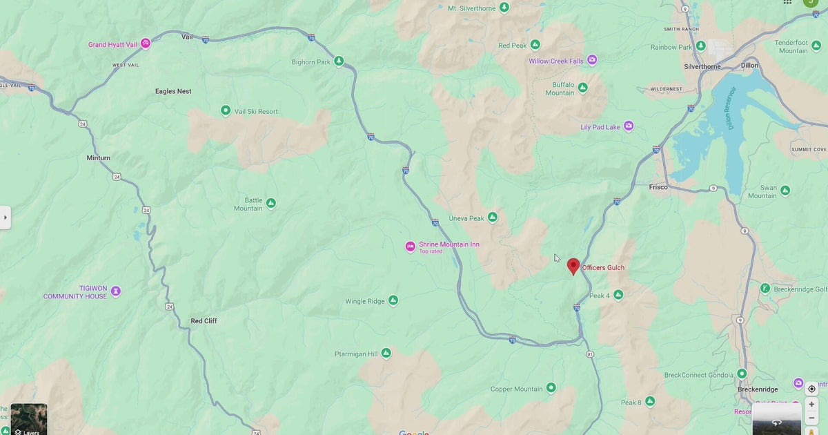 Human remains recovered near Officers Gulch in Summit County - CBS Colorado