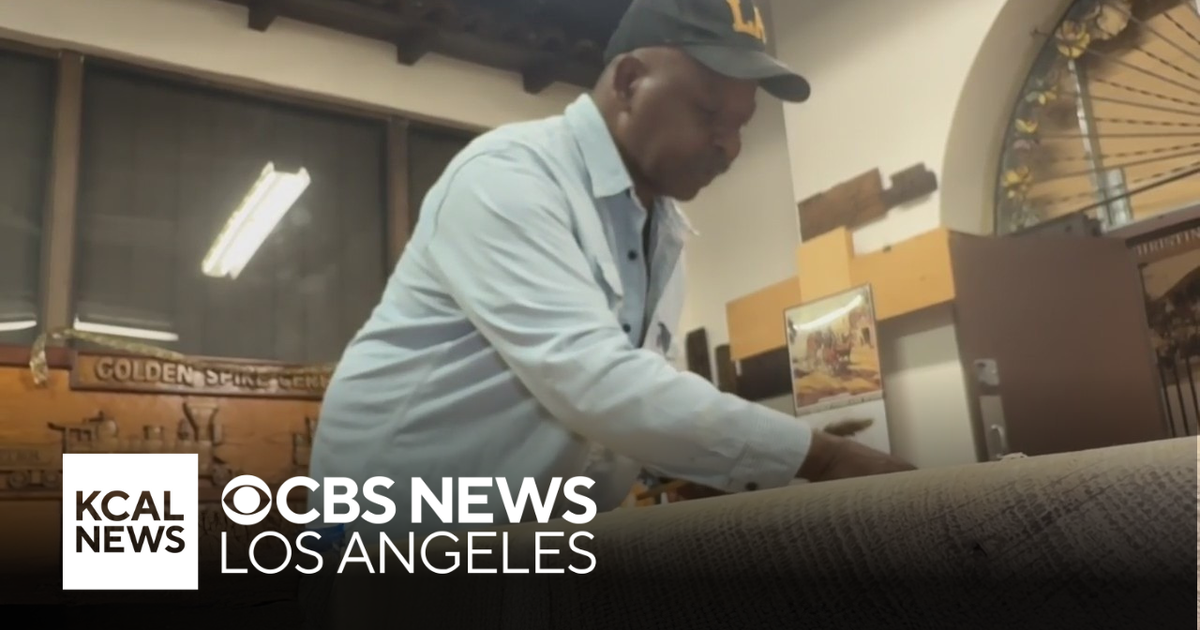 How an LA artist crafted his legacy through his wood carvings - CBS Los ...