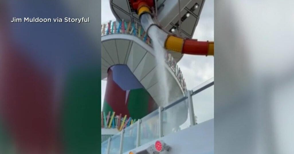 Terrifying video shows broken water slide on Royal Caribbean's Icon of ...
