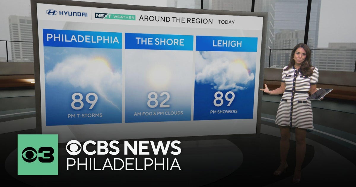 Fog and humidity around Philly area Wednesday before PM storm chances ...