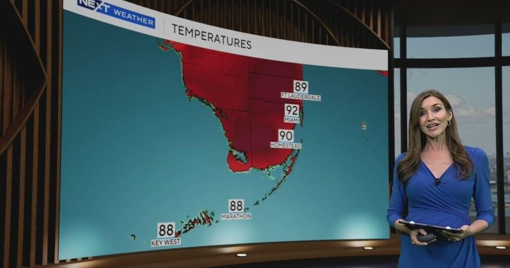 Sultry South Florida afternoon, chance of rain increases slightly for ...