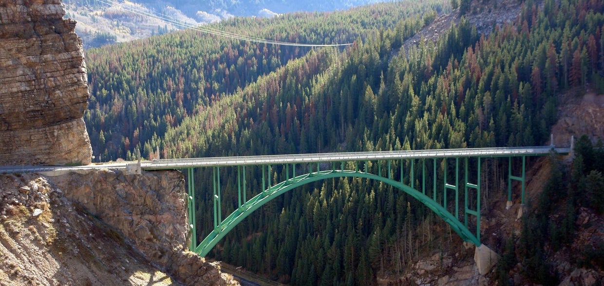 Limits placed on truck traffic over historic Colorado bridge - CBS Colorado