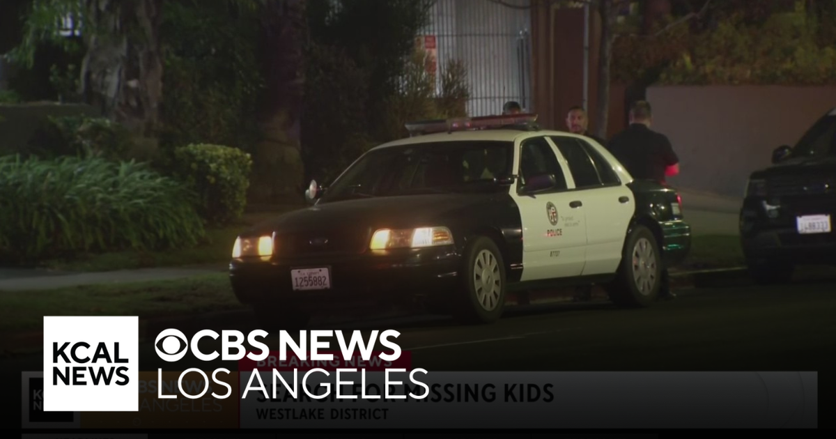 Search underway for two missing boys from LA's Westlake District - CBS ...
