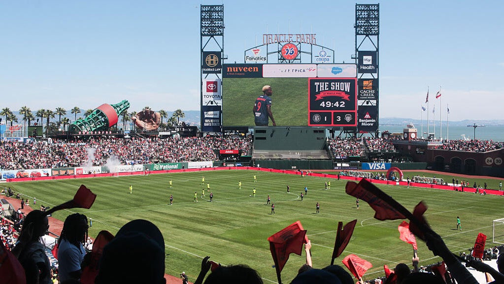 Bay FC match at Oracle Park breaks records for National Women's Soccer ...