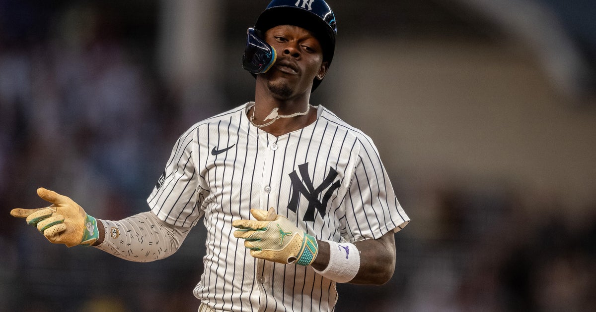 Jazz Chisholm and Trent Grisham each homer twice as Yankees avoid 4-game sweep by Red Sox - CBS ...