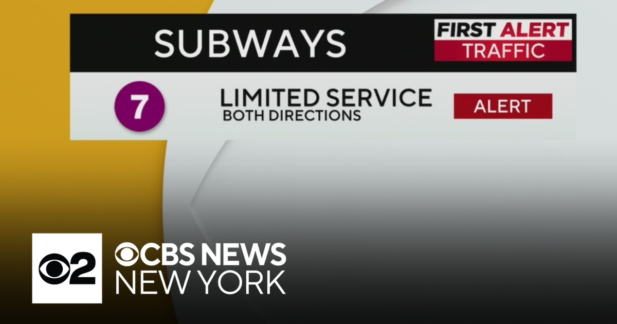 Service on 7 train subway line delayed in Manhattan - CBS New York