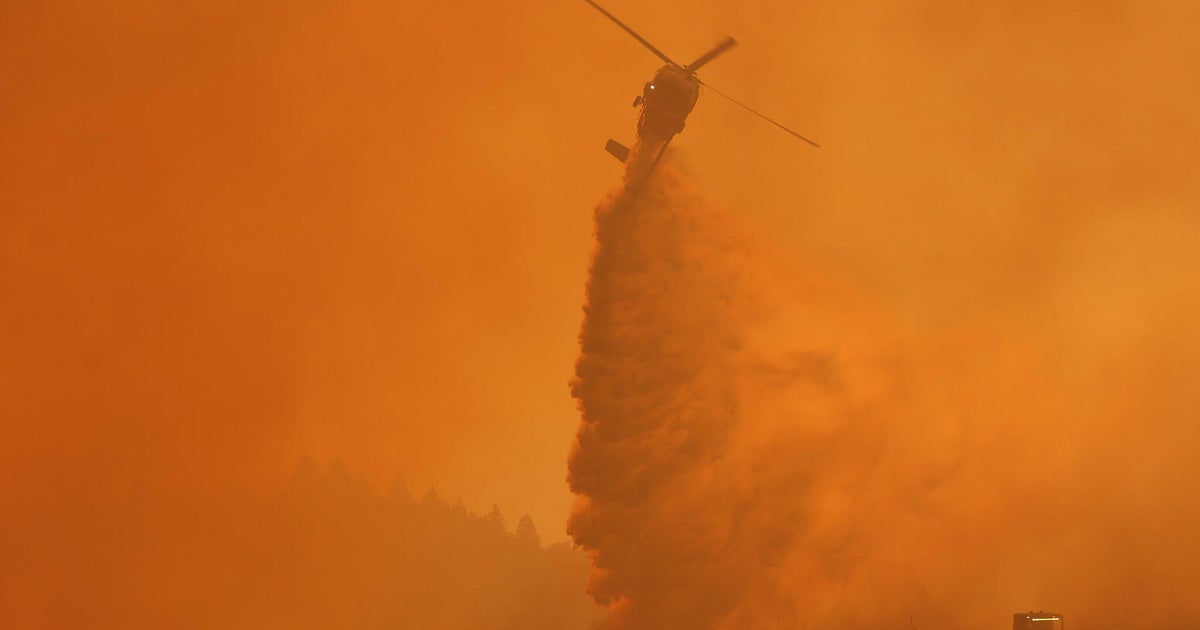 Weather helping Pickett Fire crews in California's Wine Country ...