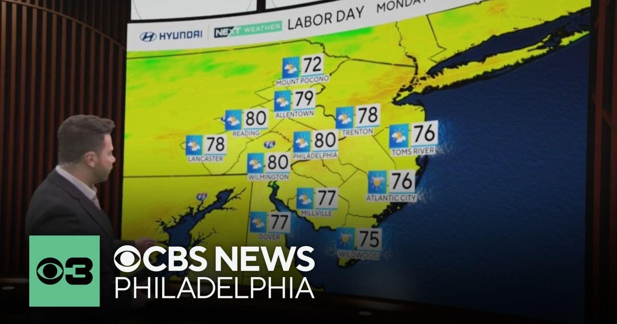 What will the weather be on Labor Day in Philadelphia? - CBS Philadelphia