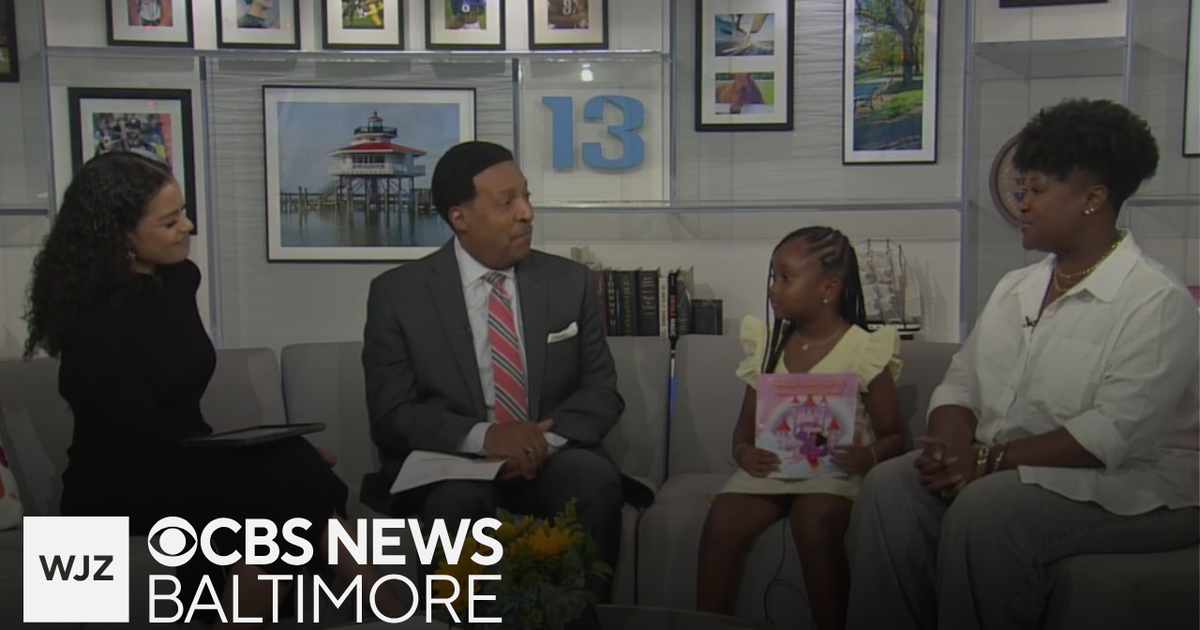 6-year-old Marylander launches her first book - CBS Baltimore