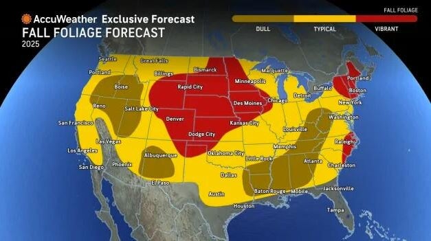 Map shows how vibrant western Pennsylvania's fall foliage will be this ...
