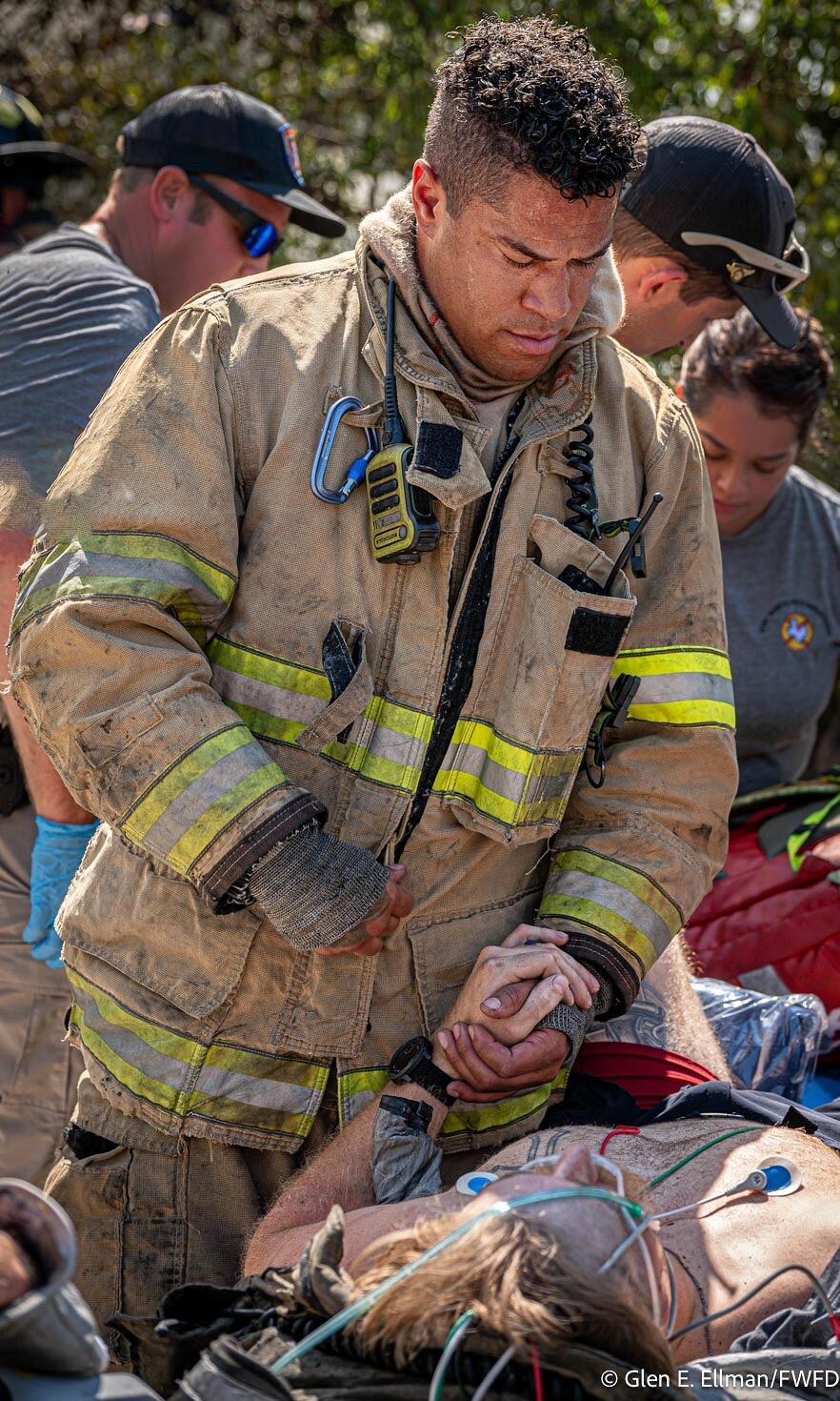 Chilling video captures moment a garage engulfed in flames collapsed on ...