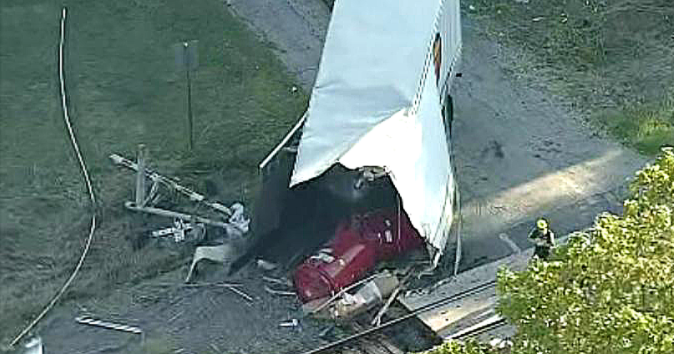 Amtrak train crashes into big rig near downtown Terrell, officials say ...