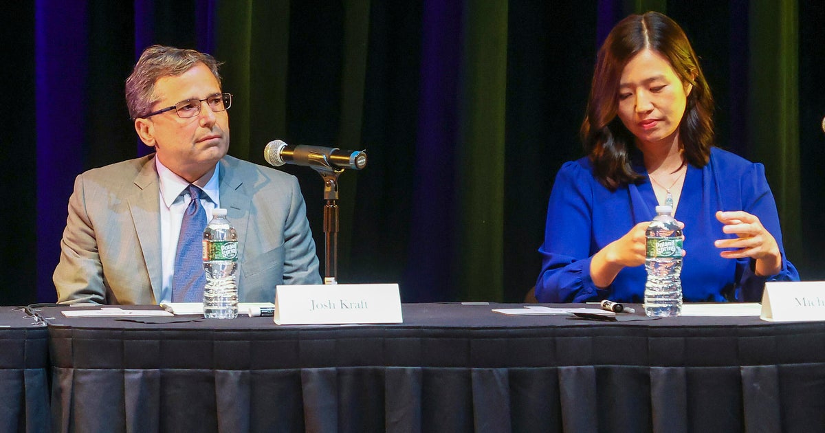 Keller: Josh Kraft faces monumental challenge against Michelle Wu in Boston mayor's race - CBS ...