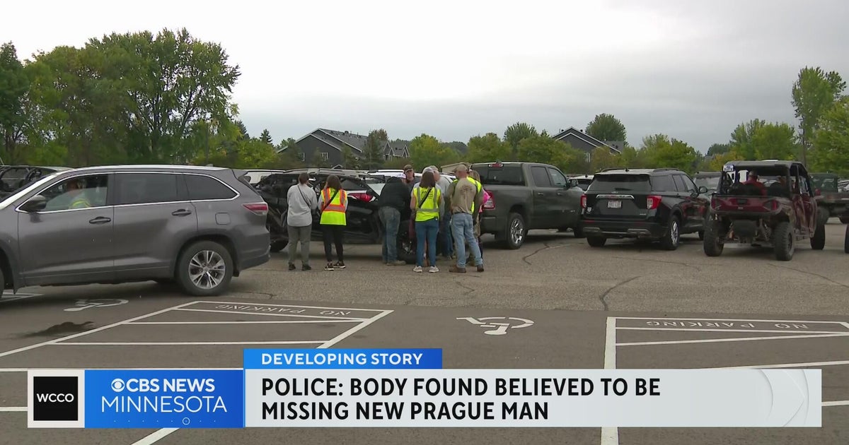 Body found in New Prague believed to be missing man - CBS Minnesota