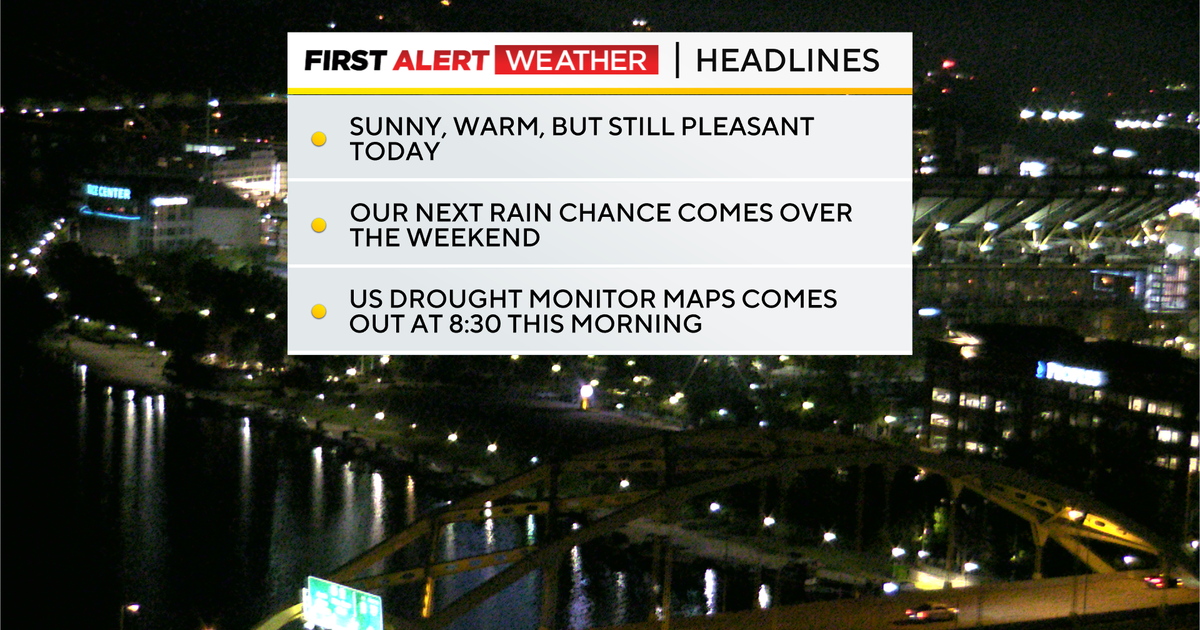 Pittsburgh's dry weather continues with little to no rain expected over ...