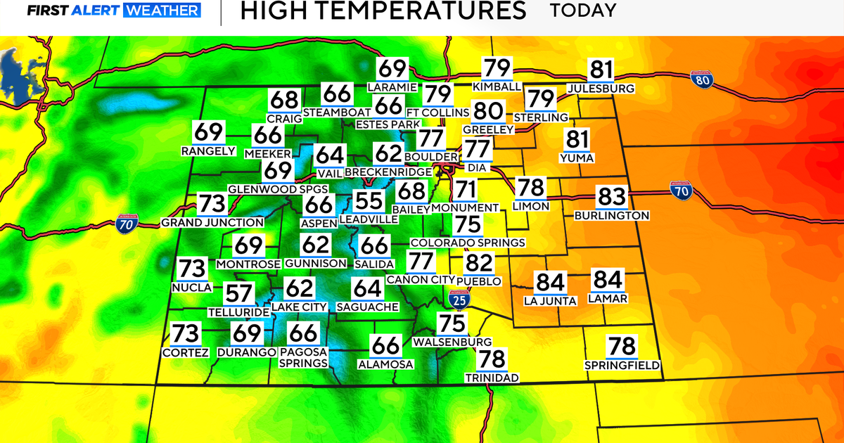 Weekend cooldown in Colorado to extend through weekend - CBS Colorado
