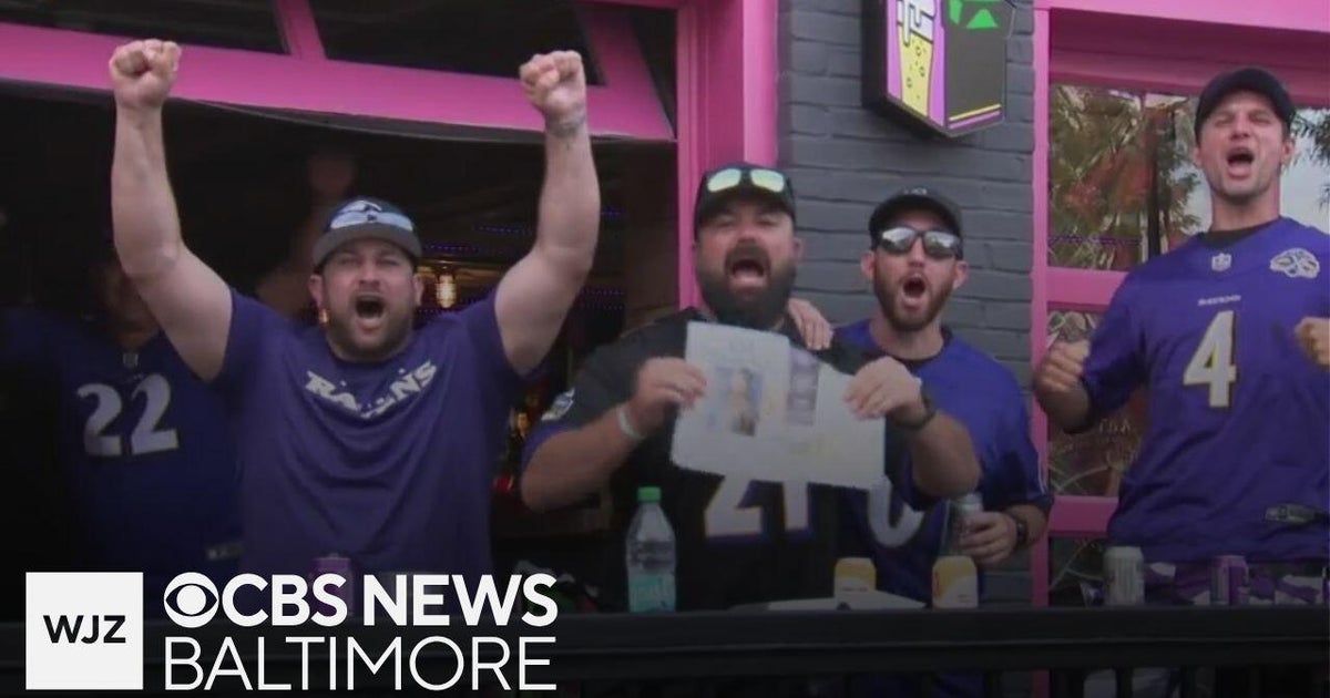 Baltimore Ravens fans welcome team back to Baltimore, celebrate win ...